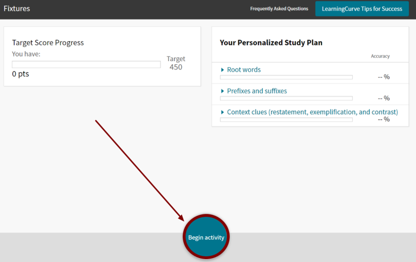Introduction to LearningCurve Adaptive Quizzing for students
