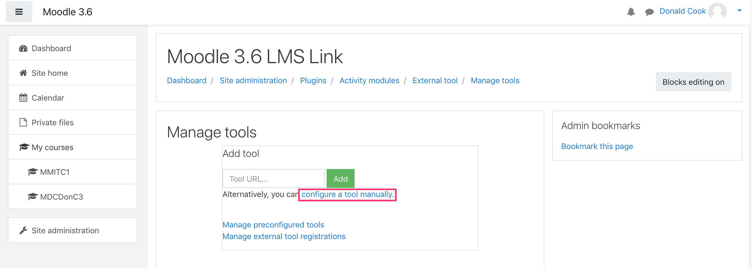 Administrator guide to LTI Advantage (LTI 1.3) integration with Moodle