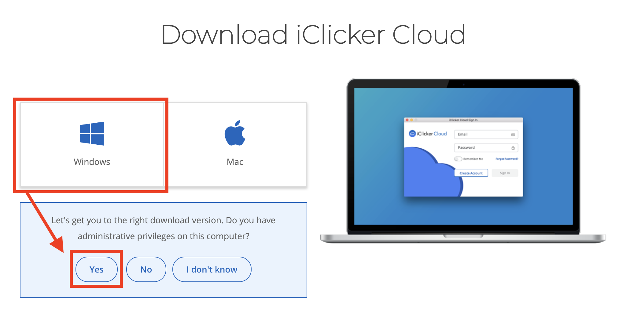 Using the iClicker Cloud Installed Software (Windows only)