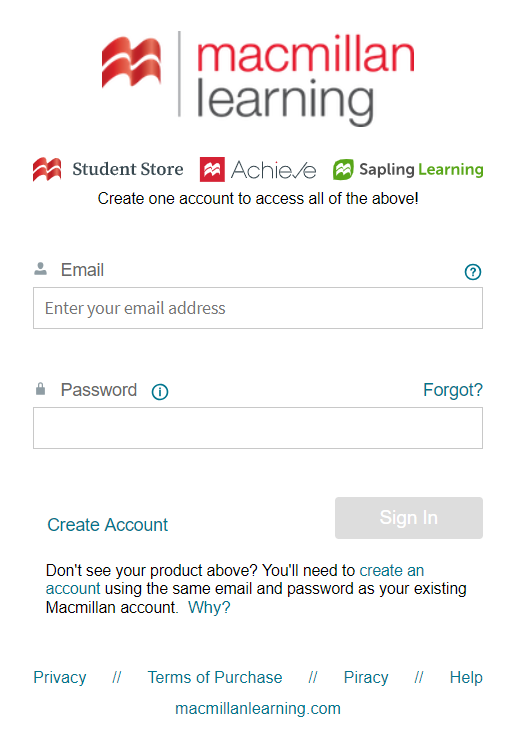 Achieve > Register for a course using an access code