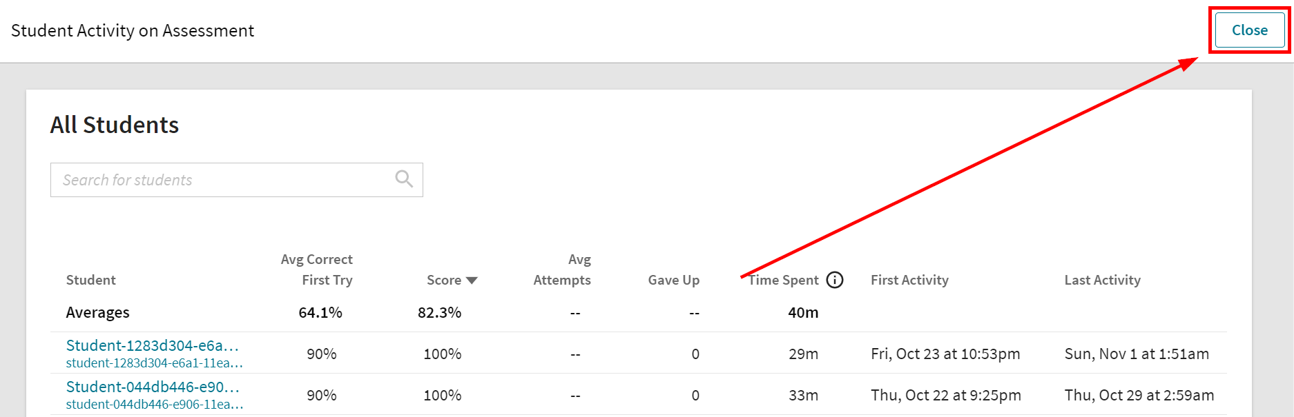 Achieve > Viewing, editing, and resetting student work in the Assessment Responses tab (Beta)