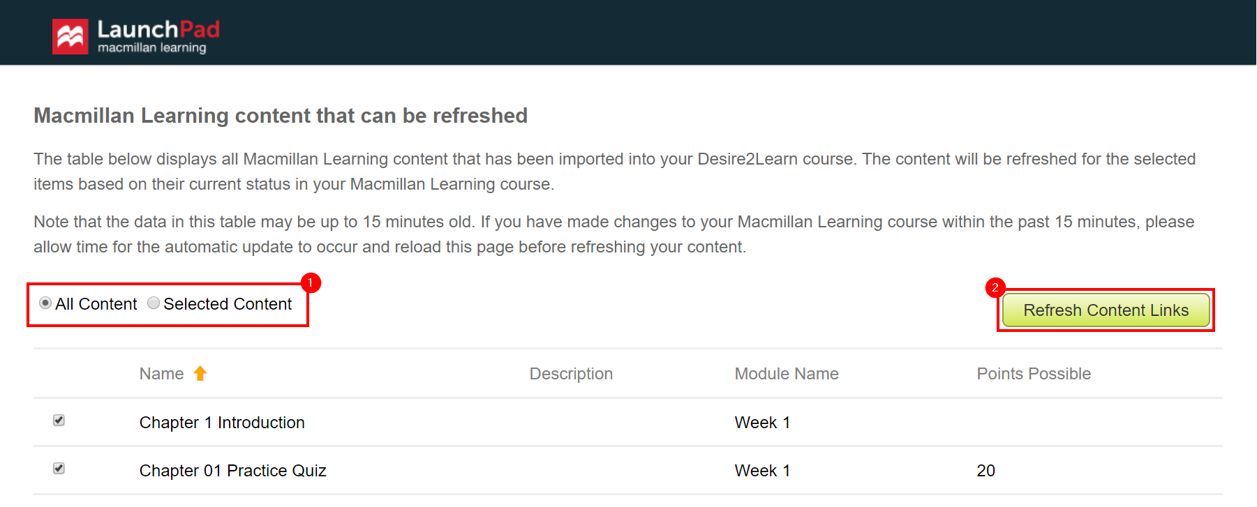 Using Macmillan/BFW Course Tools in your D2L/Brightspace course
