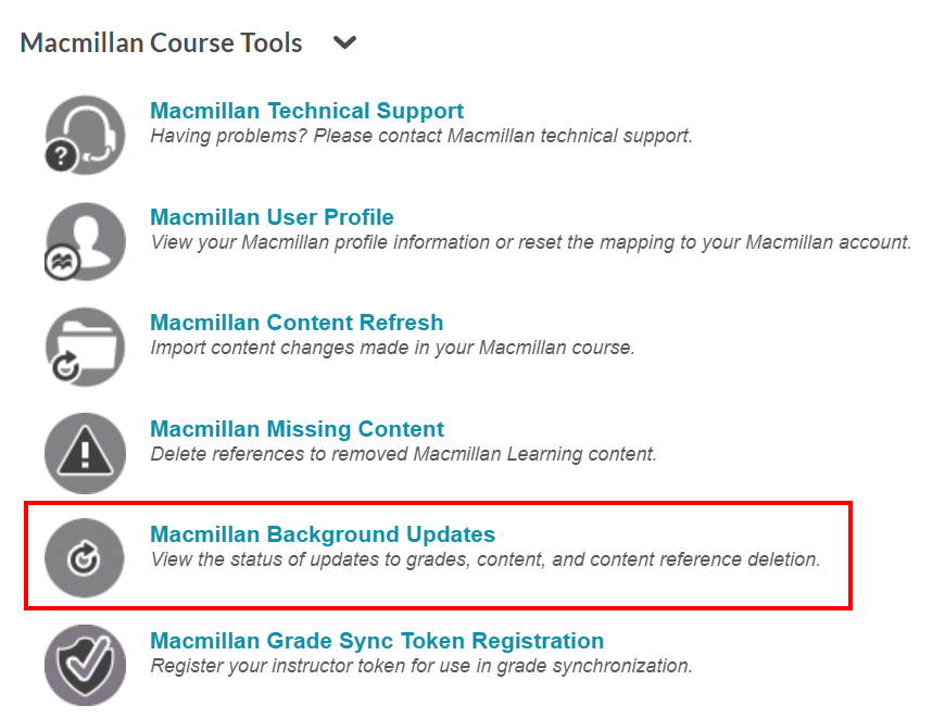 Using Macmillan/BFW Course Tools in your D2L/Brightspace course