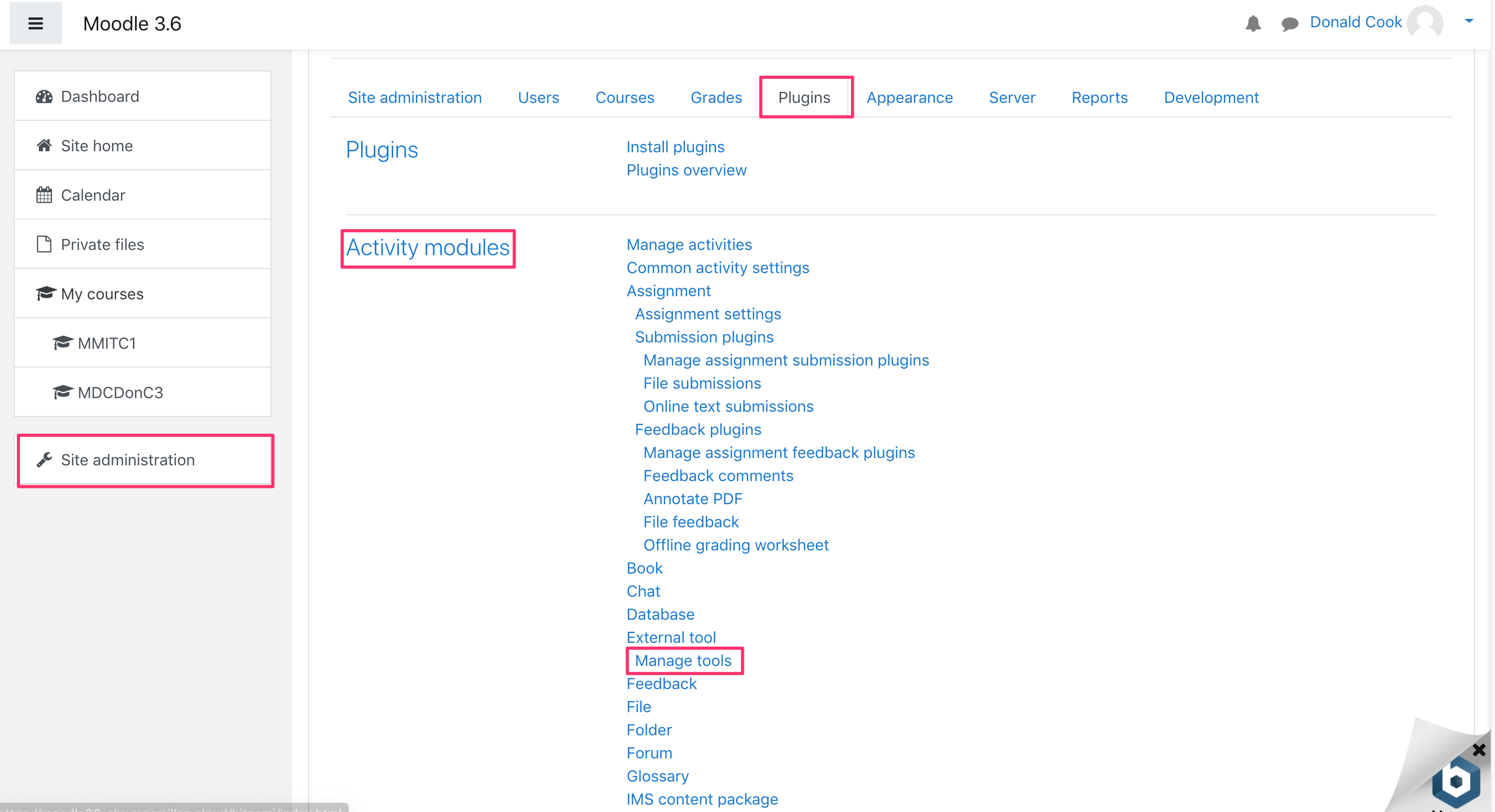 Administrator guide to LTI Advantage (LTI 1.3) integration with Moodle