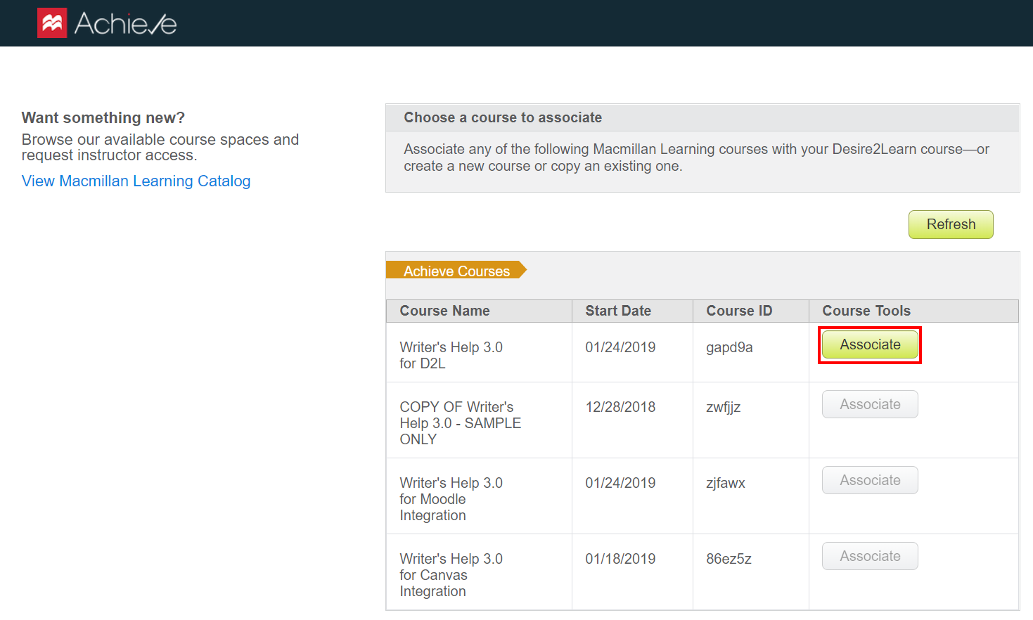 Achieve integration with D2L/Brightspace for instructors and teachers