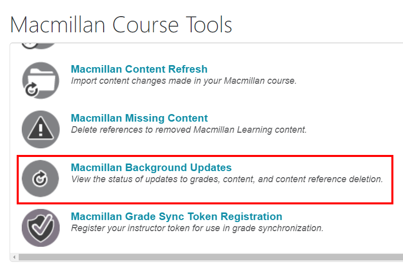 Using Macmillan/BFW Course Tools in your Moodle course