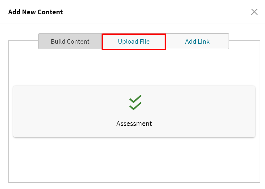 Achieve > Upload a File
