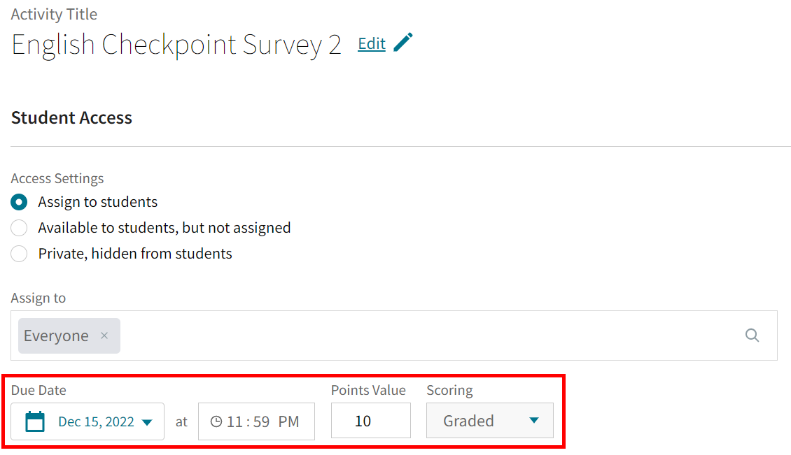 Achieve > Will assignment and gradebook settings in my Achieve course ...