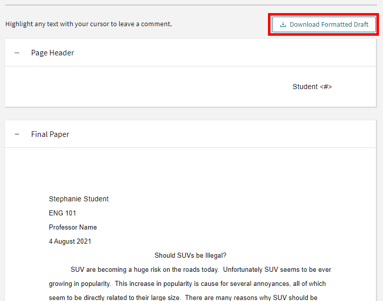 Achieve > Reviewing student work on a Writing assignment, giving ...