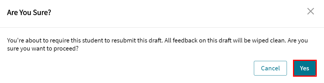 Achieve > Allow students to resubmit a Writing assignment