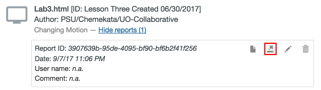 iOLab > Using the lesson player as a student