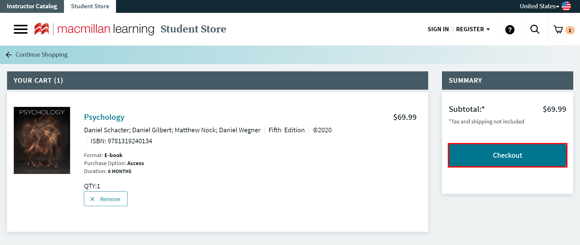 Student Store > Purchase access to a Macmillan Learning e-book