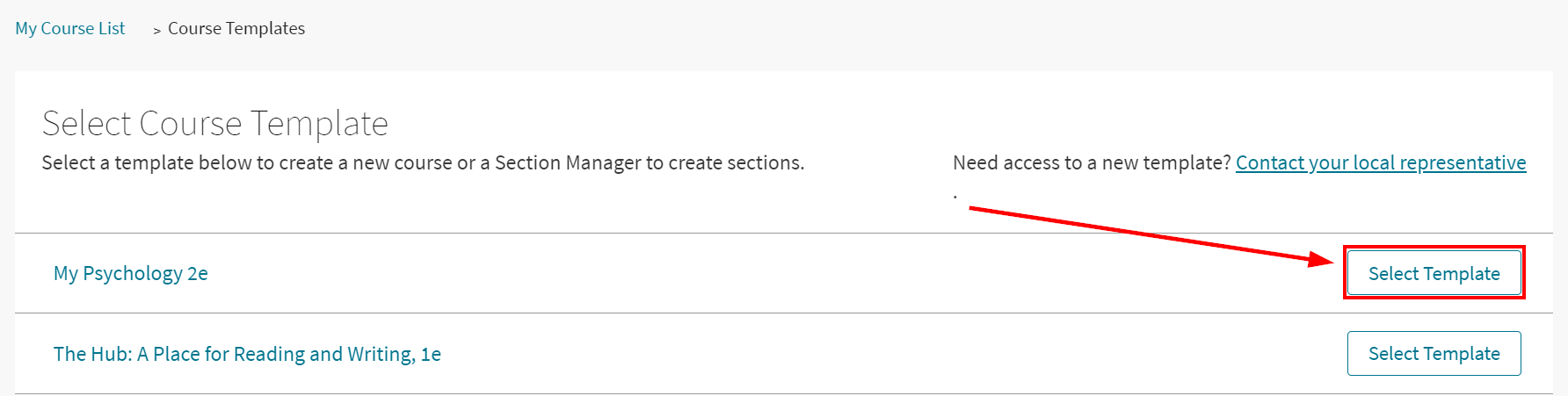 Achieve > Create and manage sections with a Section Manager
