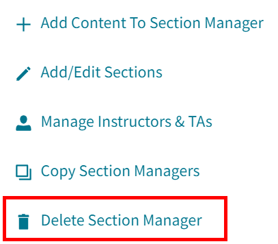 Achieve > Create and manage sections with a Section Manager