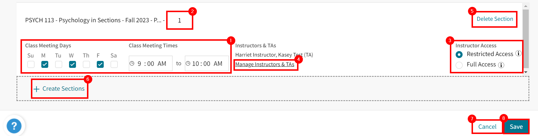 Achieve > Create and manage sections with a Section Manager