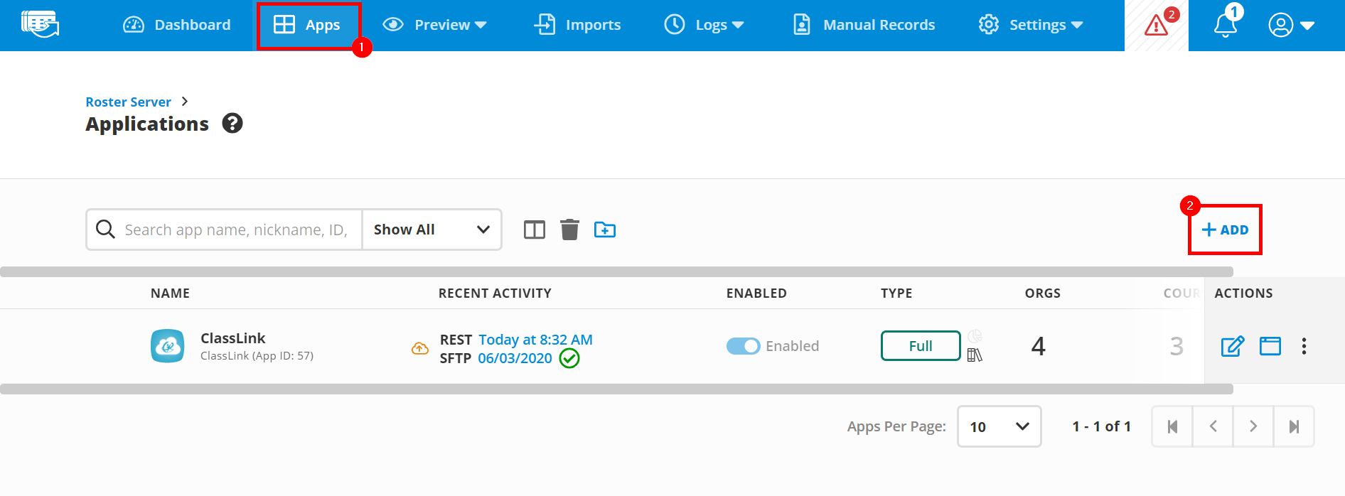 Administrators: Set up a roster integration using ClassLink
