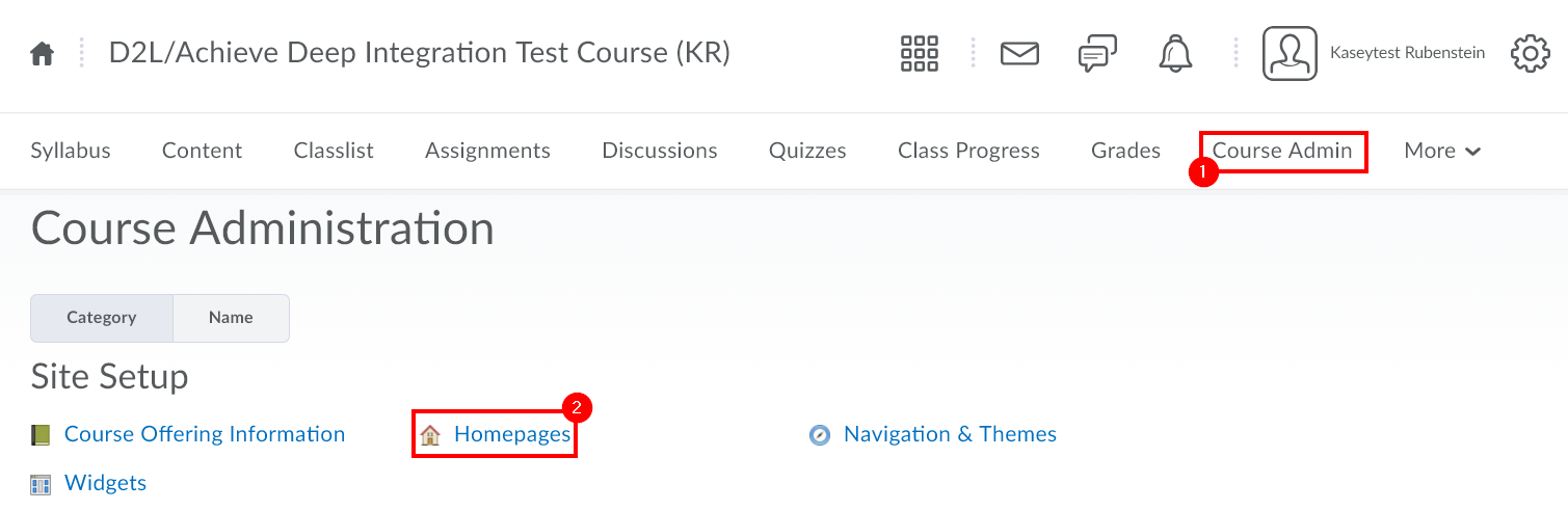 Achieve integration with D2L/Brightspace for instructors and teachers