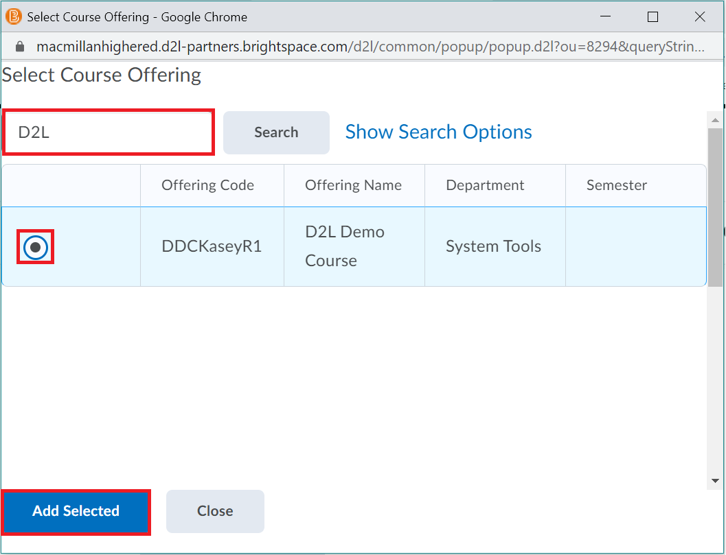 Transitioning to LTI Advantage integration (LTI 1.3): Copy a D2L ...