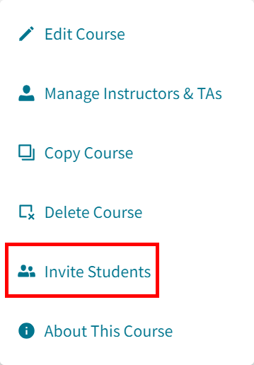 Allow your students to join an Achieve course