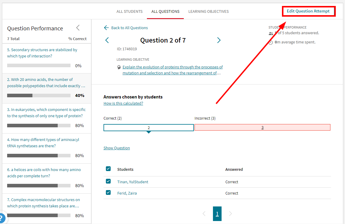 Achieve > Viewing, editing, and resetting student work in the Assessment Responses tab (Beta)