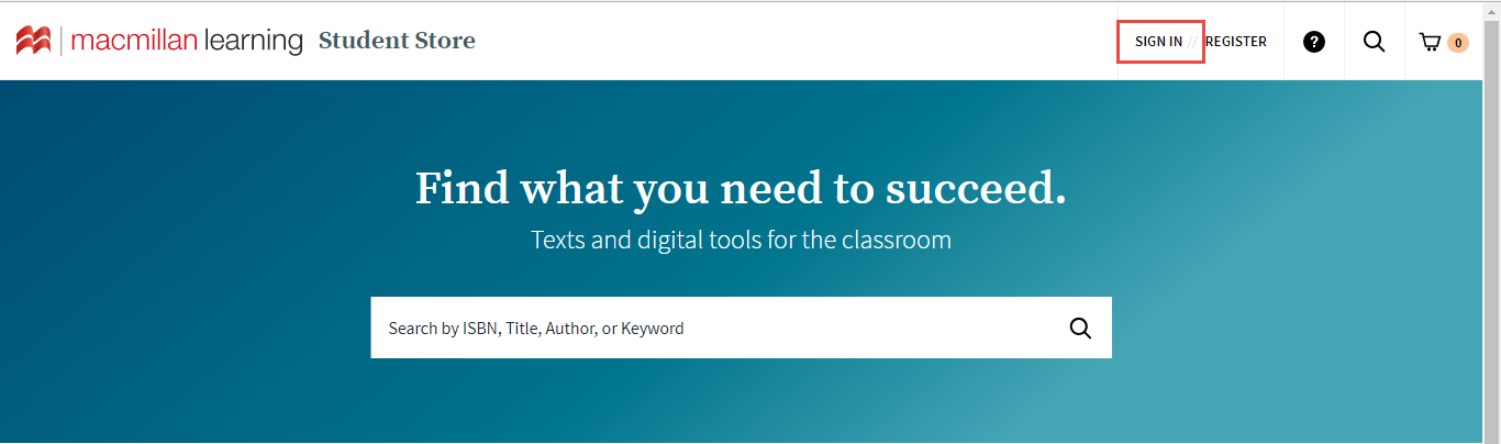 Track an order from the Student Store