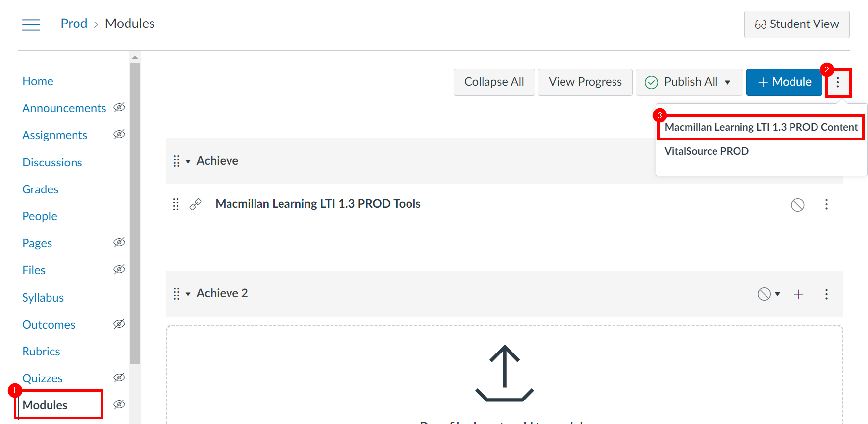 LTI Advantage (LTI 1.3) integration with Canvas for instructors and ...