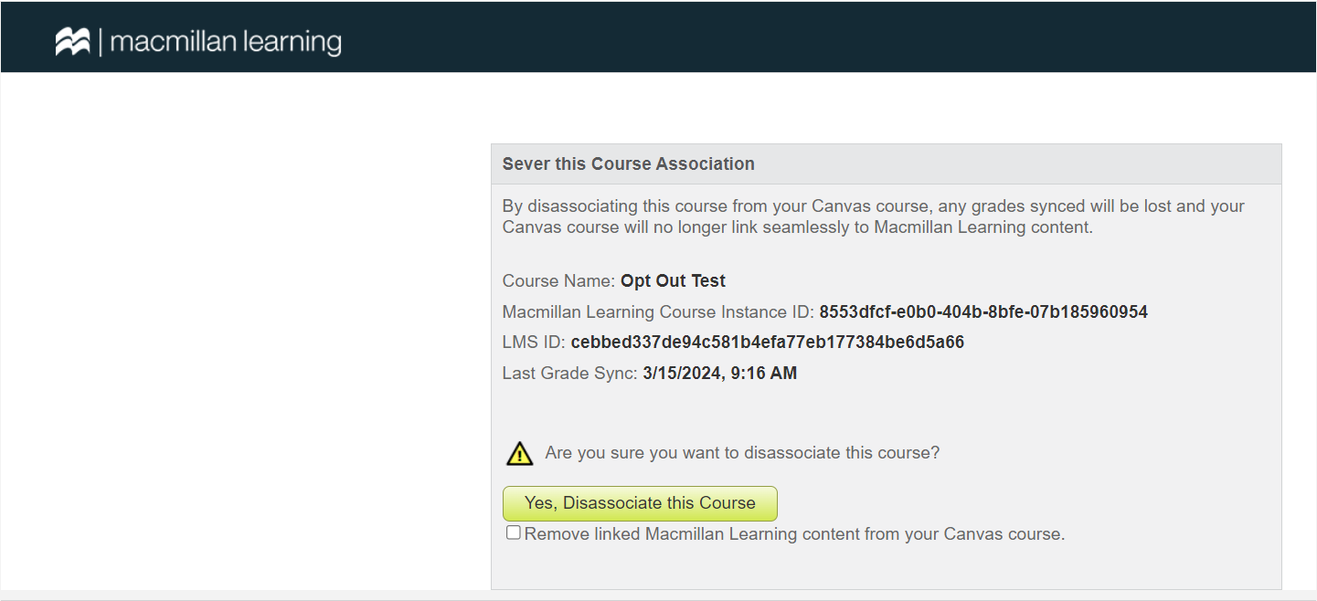 Using Macmillan/BFW Course Tools in your Canvas course