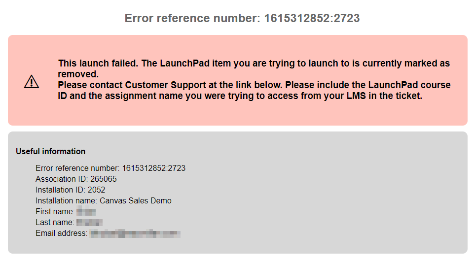 Troubleshoot LMS integration issues as a student