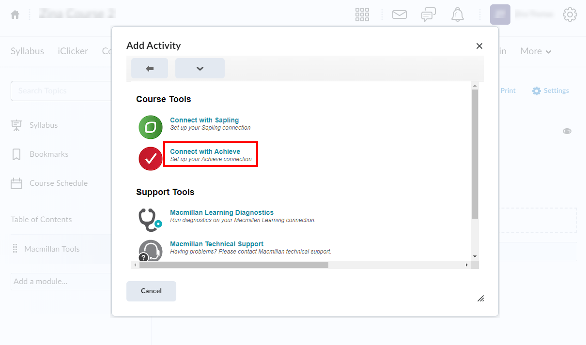 Integrate your Achieve course with D2L/Brightspace using LTI Advantage (LTI 1.3)