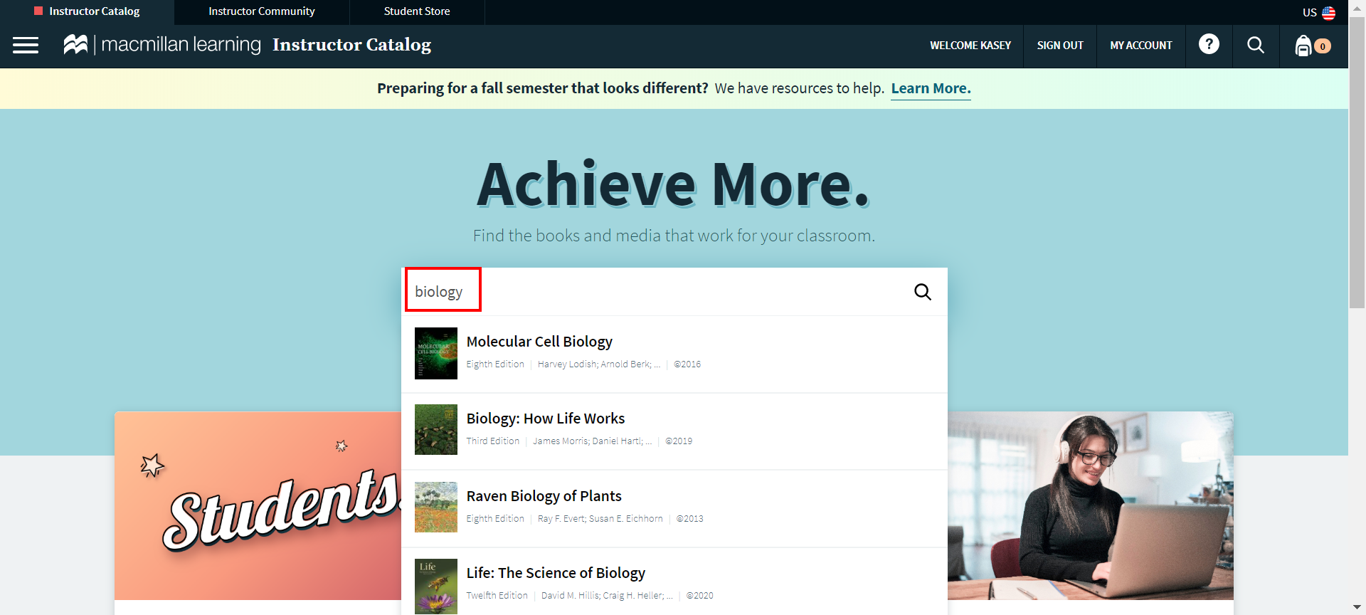 Access instructor or teacher resources