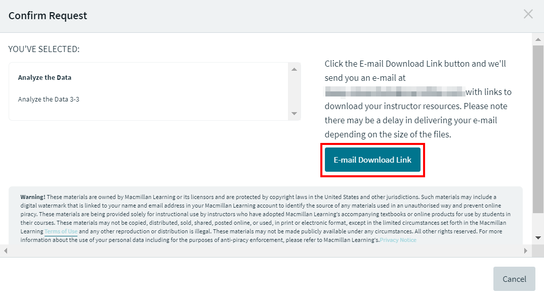 Access instructor or teacher resources