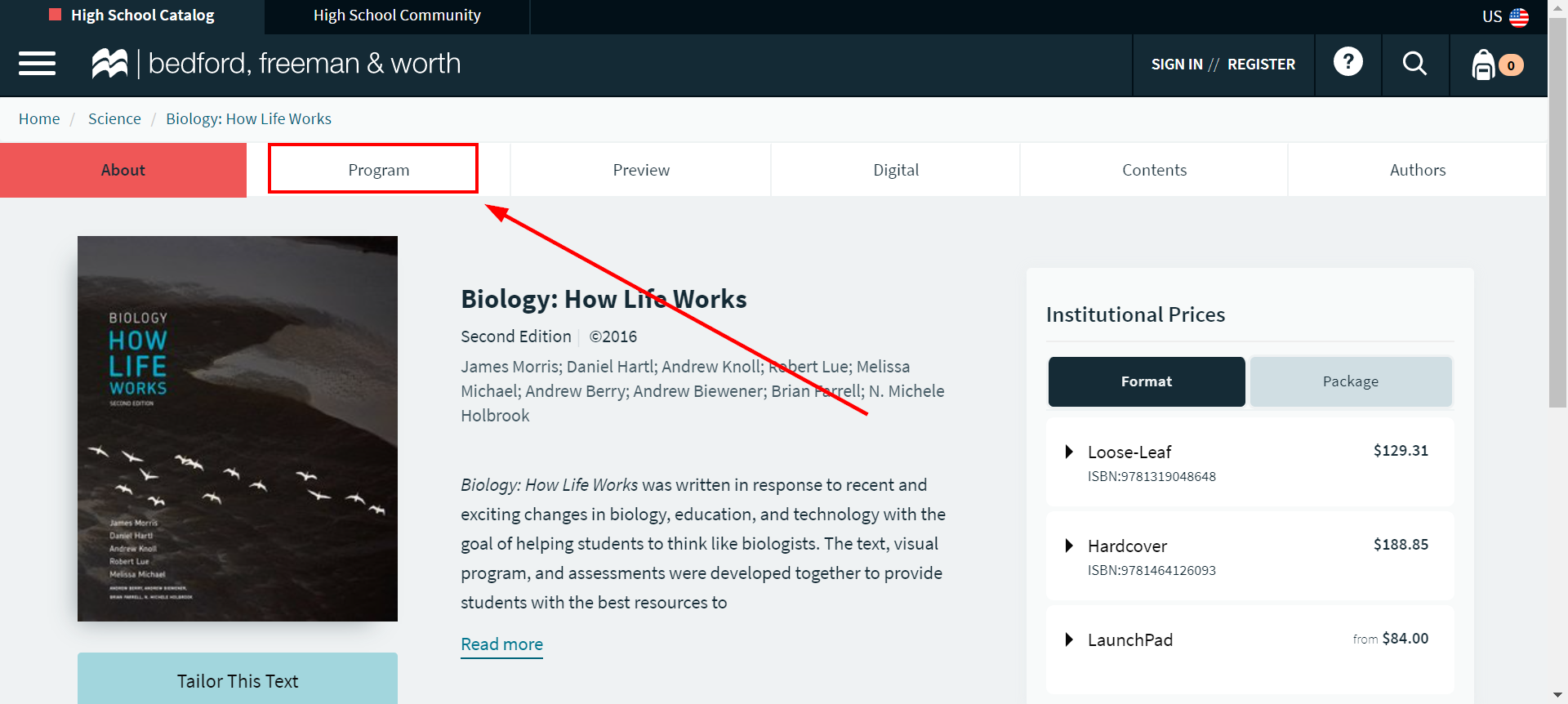 Access instructor or teacher resources