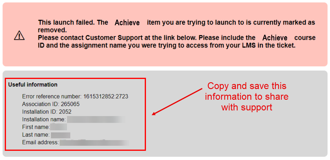 Troubleshoot LMS integration issues as a student