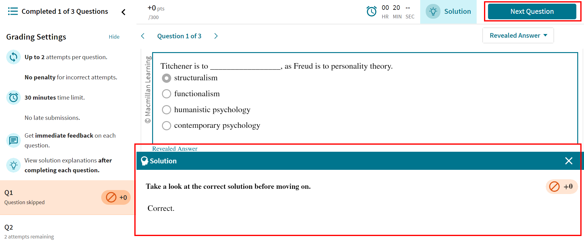 Navigate Assessments in Achieve as a student