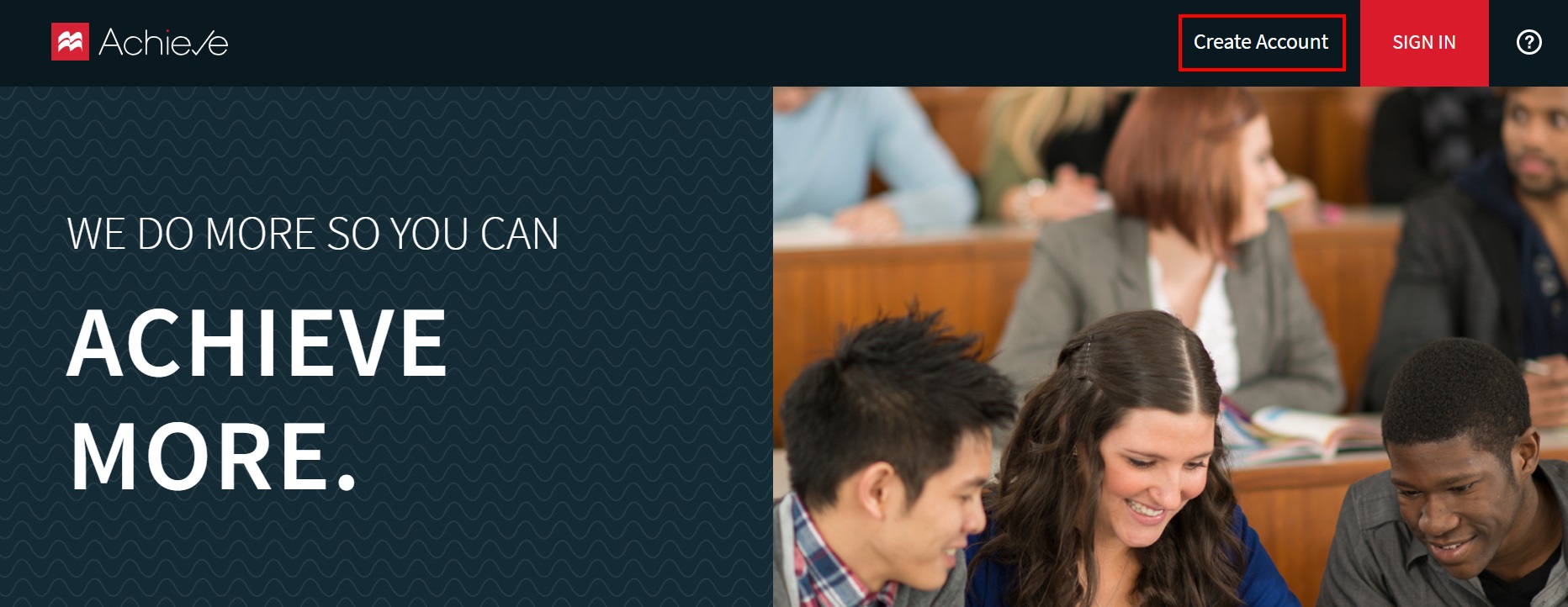 Create an Achieve account