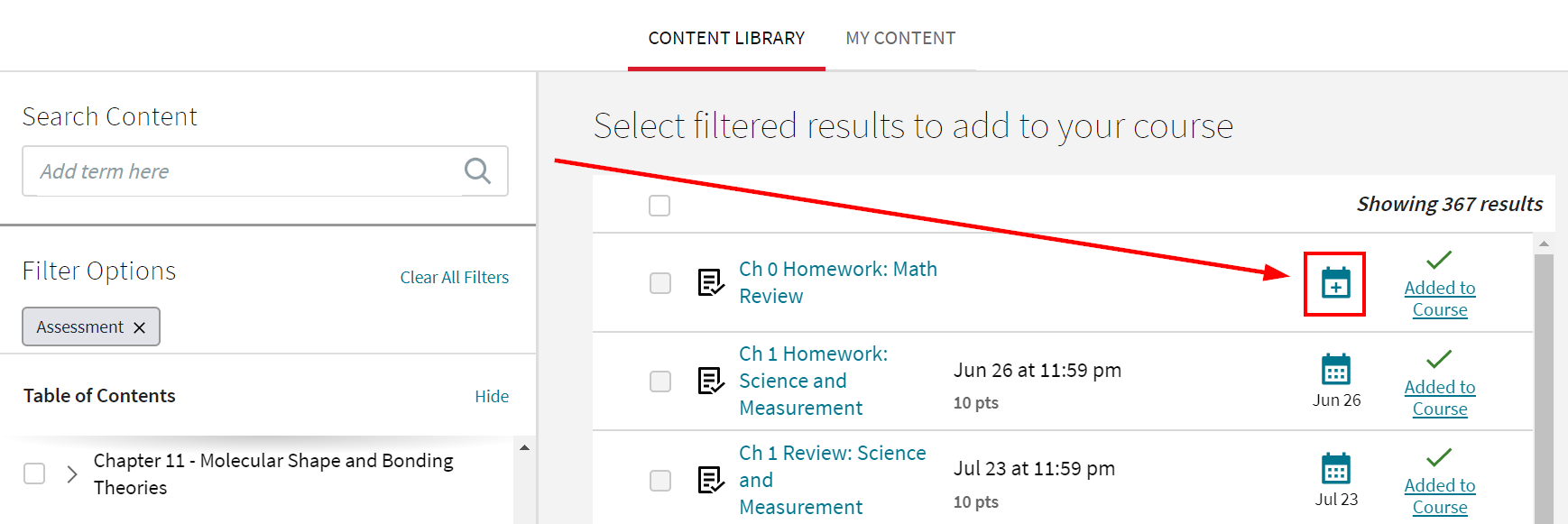 Achieve > Assign an item or change assignment settings