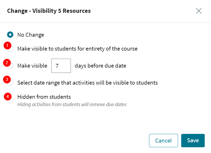 Achieve > Assign an item or change assignment settings