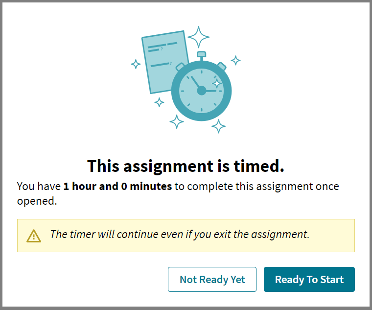 Apply a time limit to an Assessment in Achieve