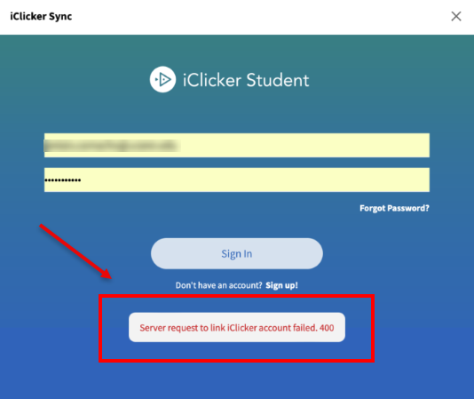 Achieve > Connect your iClicker student account
