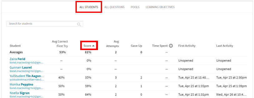 Achieve > Viewing, editing, and resetting student work in the Assessment Responses tab (Beta)