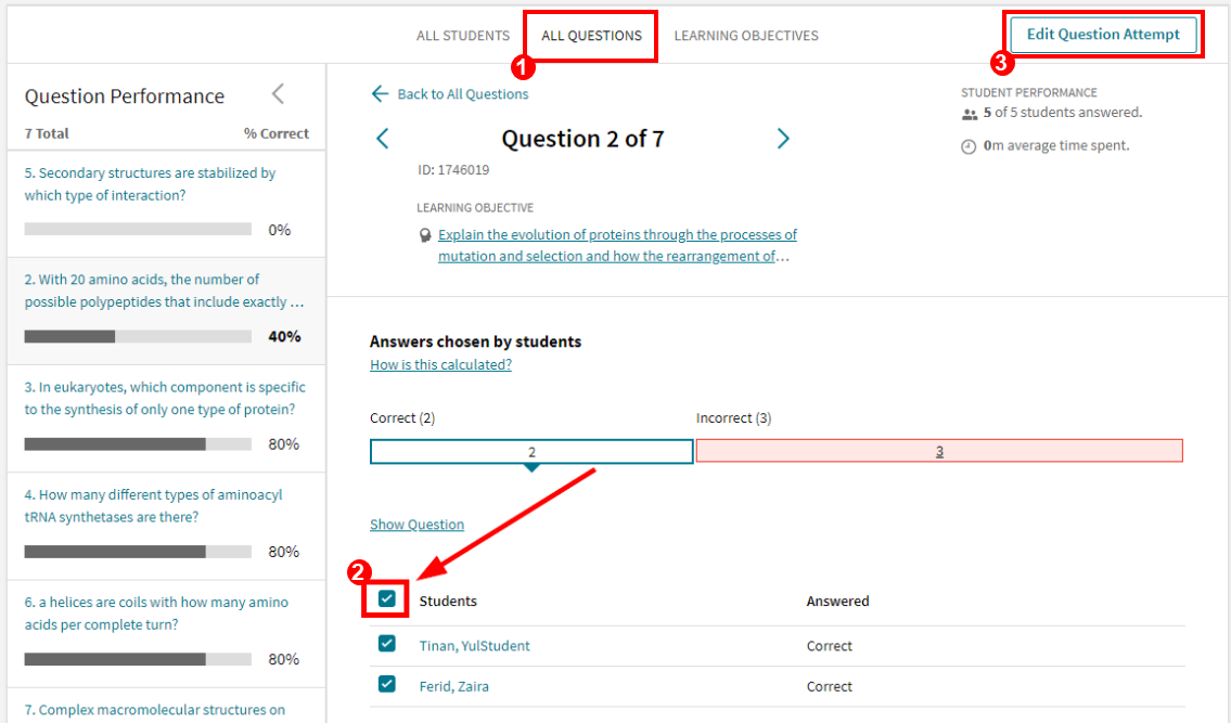 Achieve > Viewing, editing, and resetting student work in the ...