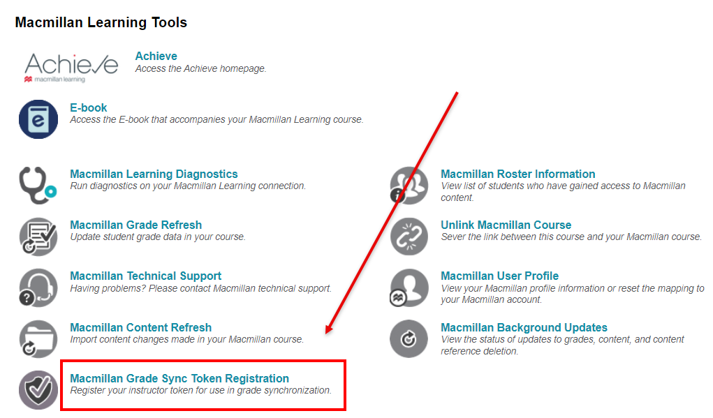 Using Macmillan/BFW Course Tools in your Canvas course