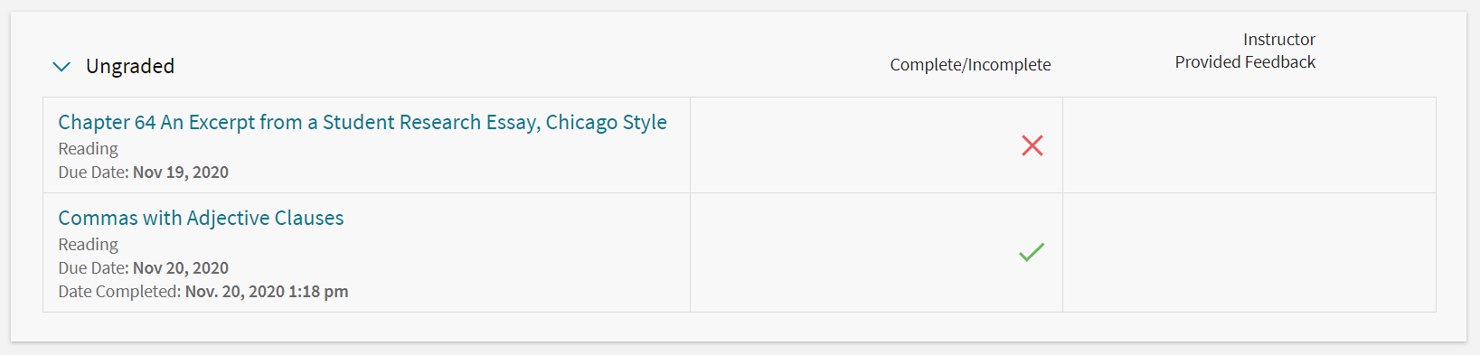 View your grades in Achieve