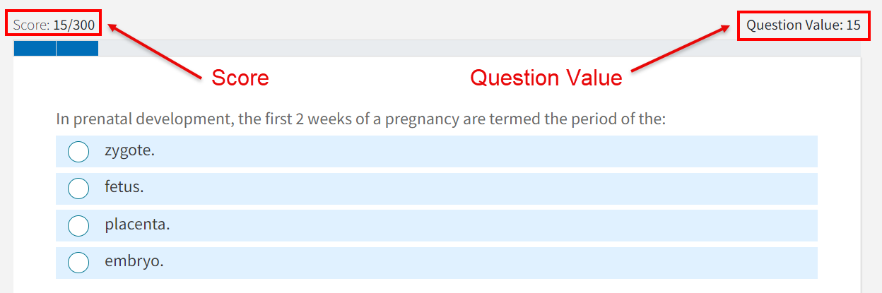 Navigate Adaptive Quizzing (LearningCurve) activities in Achieve