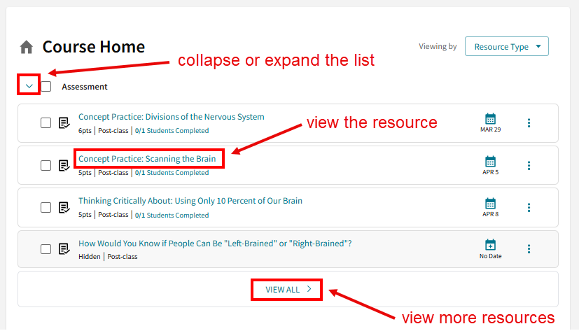 Navigate the My Course tab in your Achieve course