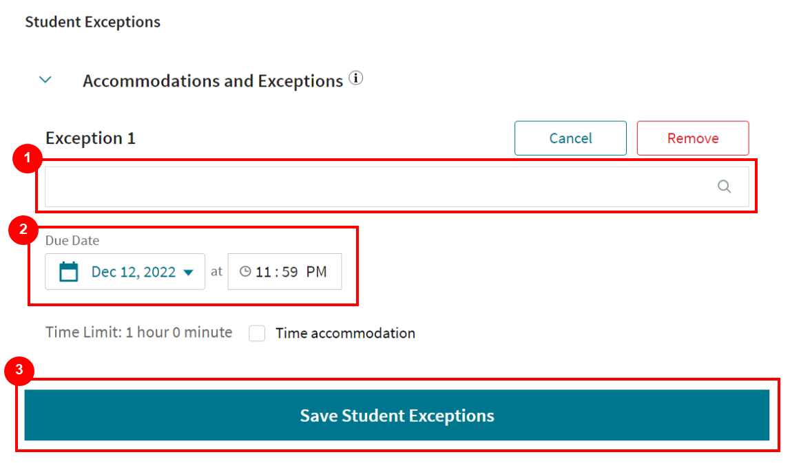 Allow late submissions or give extensions in Achieve