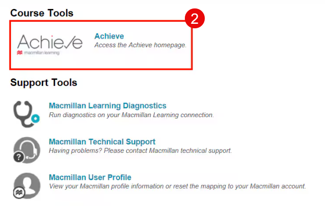 Students: Register for Achieve courses via your school's LMS