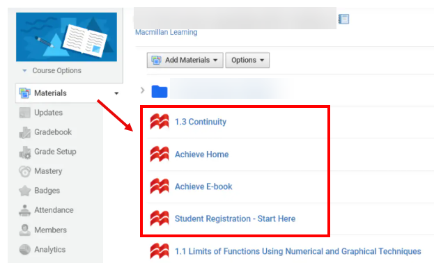 Students: Register for Achieve courses via your school's LMS