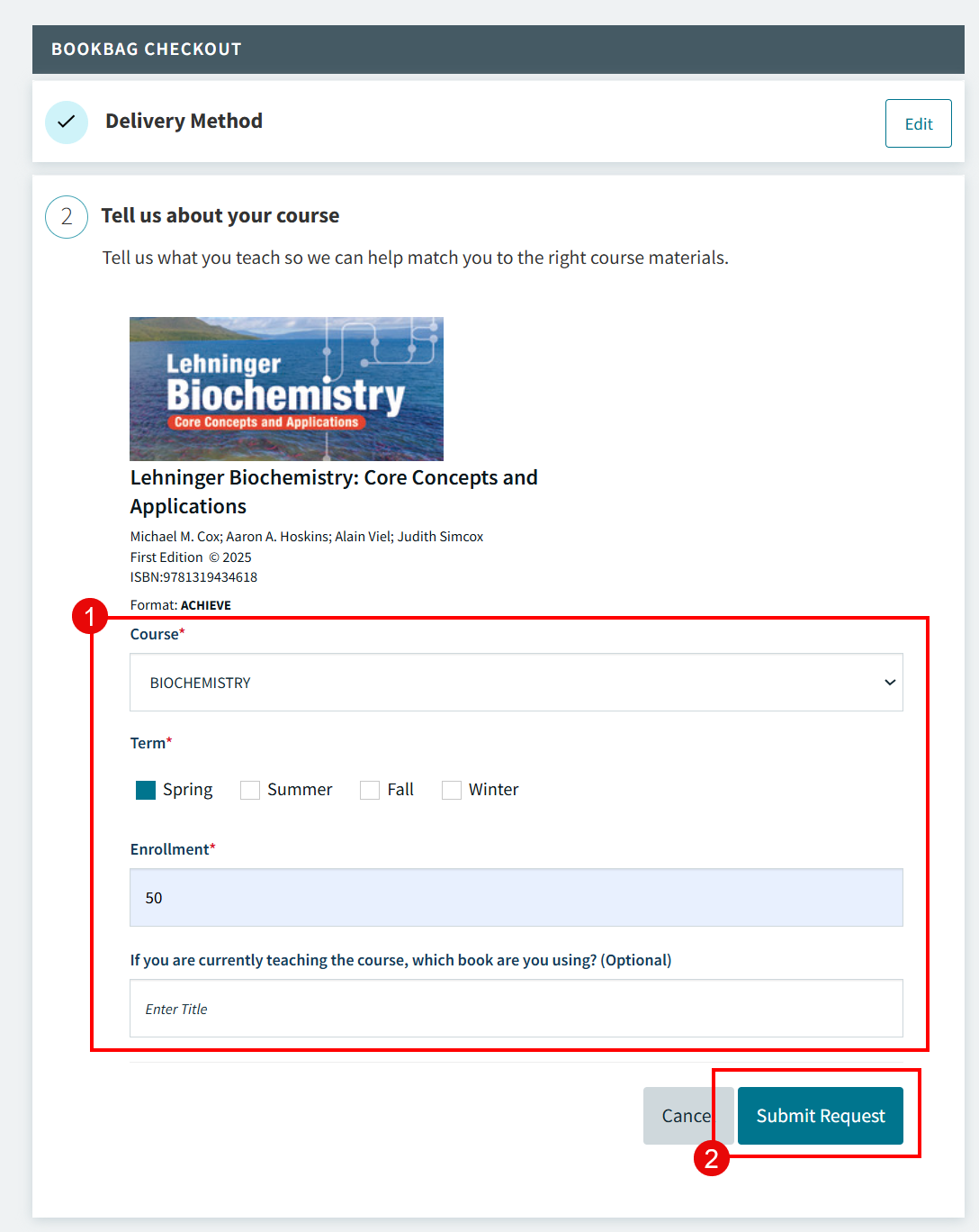 Get access to an Achieve title as an instructor