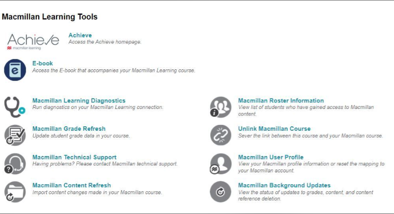 Integrate your Achieve course with Canvas using LTI Advantage (LTI 1.3)